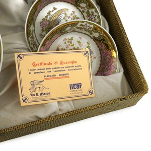La San Marco Silver Plated Dining Set, Porcelain La San Marco Dining ...