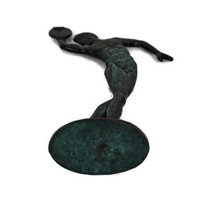 Greek Bronze Athlete Statue, Antique Greek Discobolus Bronze Sculpture ...