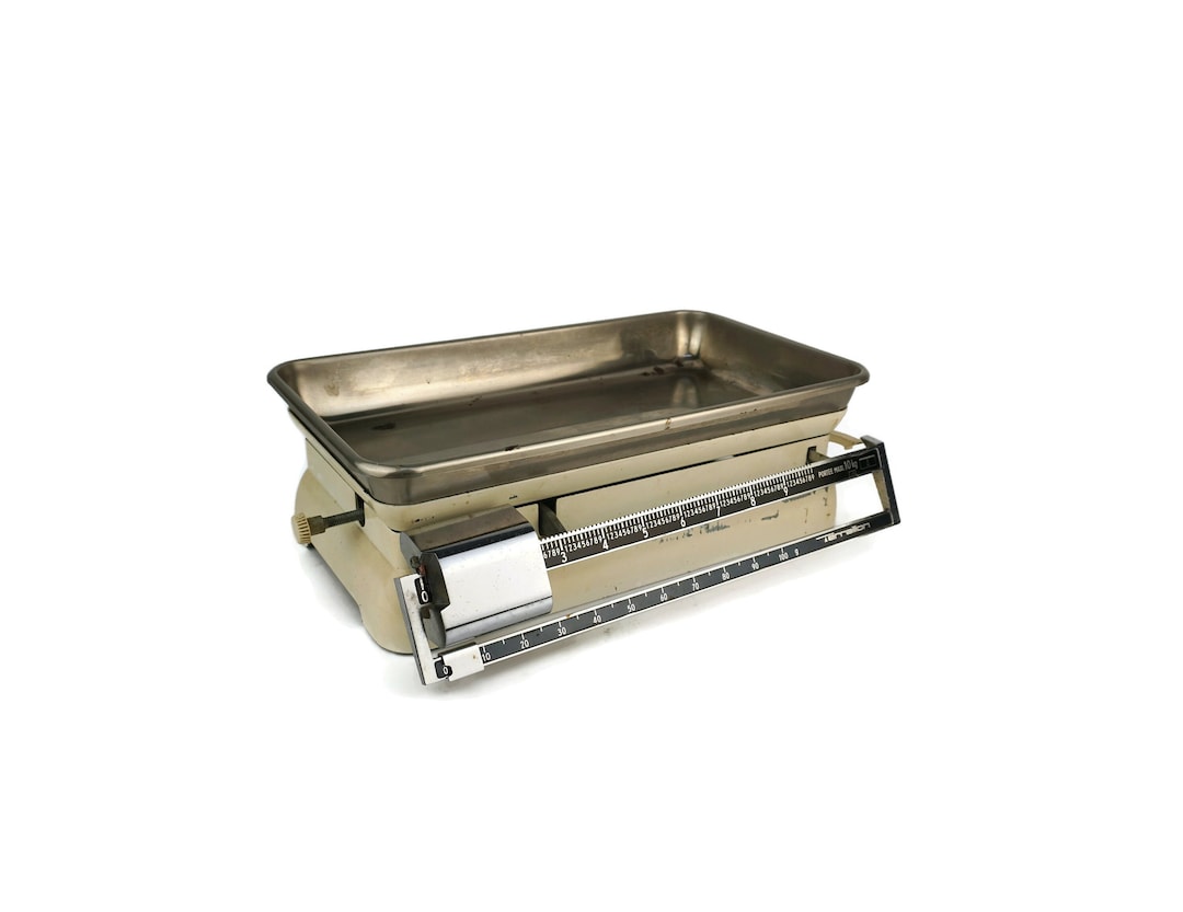 Vintage French Scale, Kitchen Scale Terraillon France 10kg, Kitchen ...