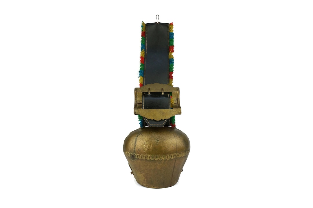 Antique Cow Bell, Vintage Cow Bell, Swiss Cow Bell, Tyrol Cow Bell ...