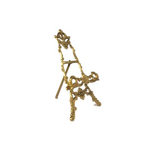 Vintage Brass Photo Stand, Brass Photo Holder, Table Picture Stand ...