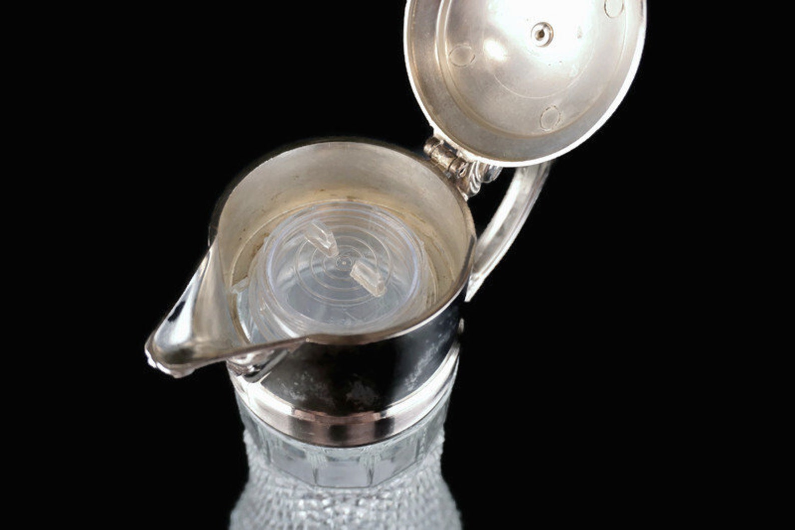 Antique Liqueur Carafe Vintage Glass Bottle With Ice - Etsy