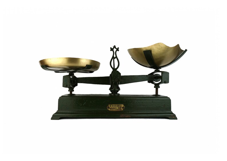 Vintage Balance Scale Antique Balance Scale With Brass Bowls - Etsy