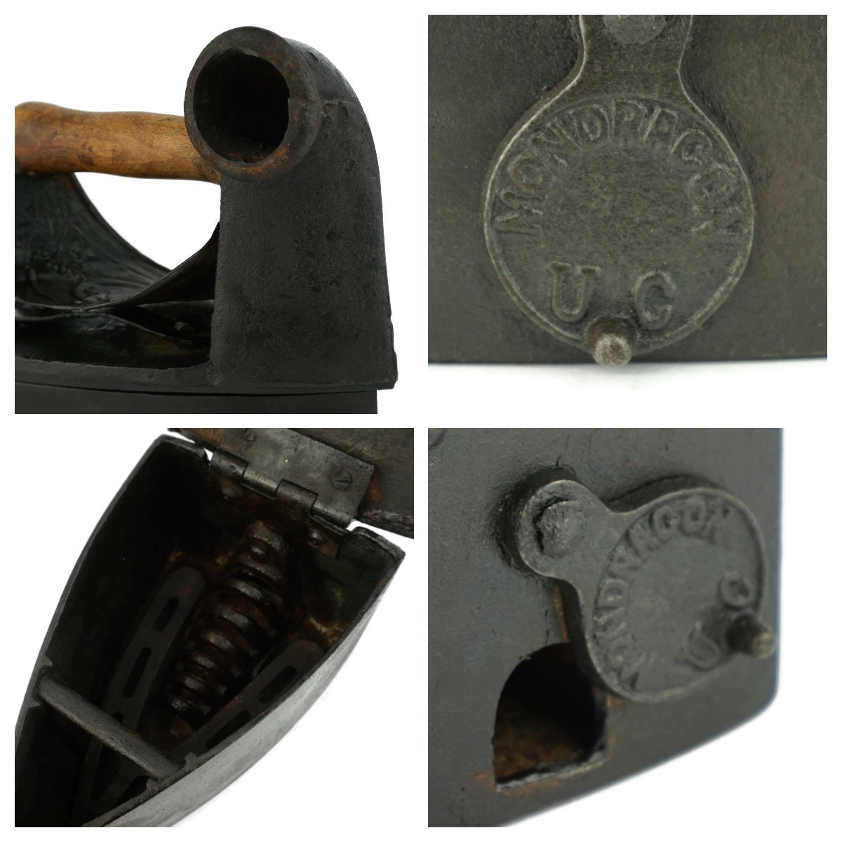 19th Century French Iron Steel Cast Mondragon UC 6 Mondragon - Etsy