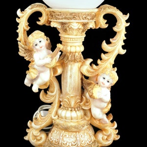 Antique Table Lamp, Angels Statues Table Lamp - Etsy