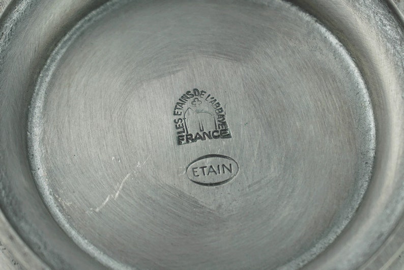 Antique French Etain Hot Food Serving Bowl With Lid, Vintage Serving ...