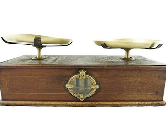 Antique French Brass Balance Scale | Etsy