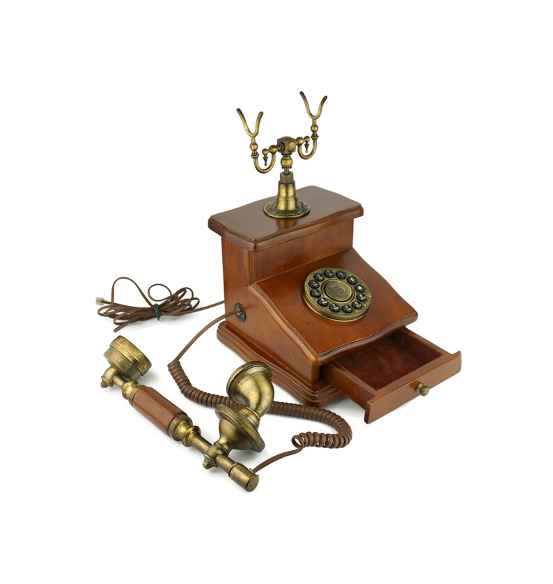 Vintage Rotary Style Telephone Retro Dial Phone Rotary Phone - Etsy