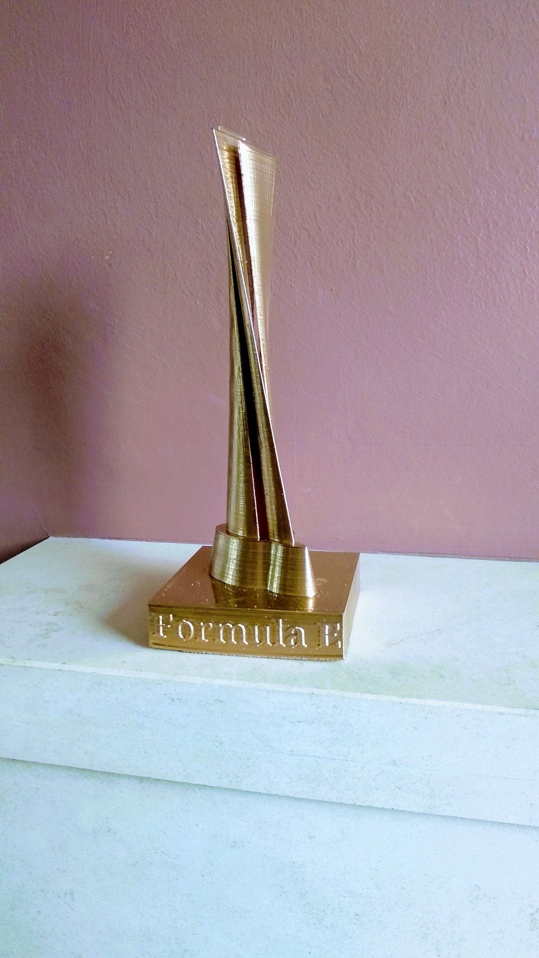 NEW Personalised Motor Sports- Car Racing - Formula E Trophy With ...
