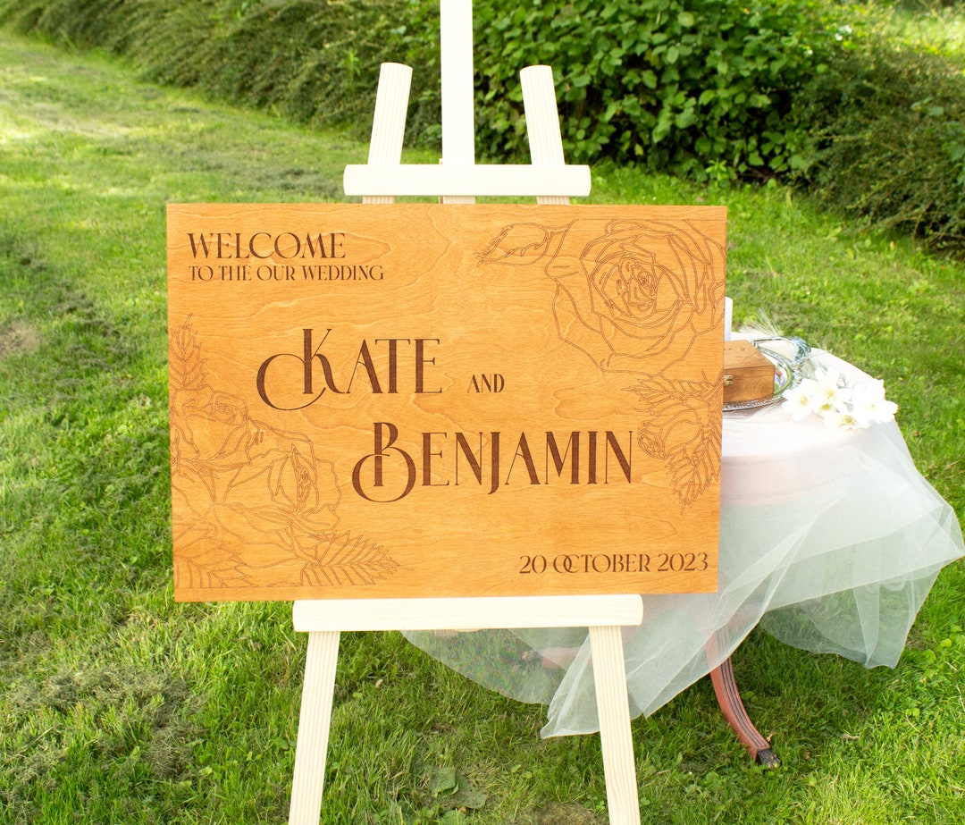 Wedding Wood Stand, Easel Stand, Table Stand, Large Wedding Sign Stand ...