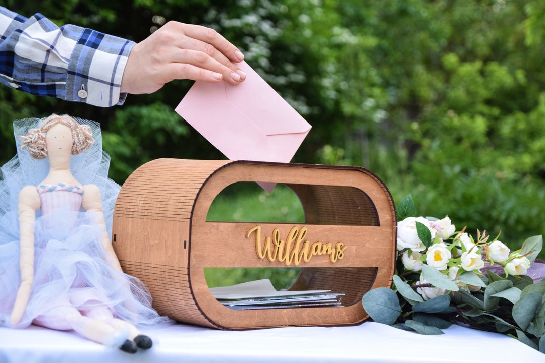 Wood Envelope Box, Wedding Gift Box Décor - Etsy