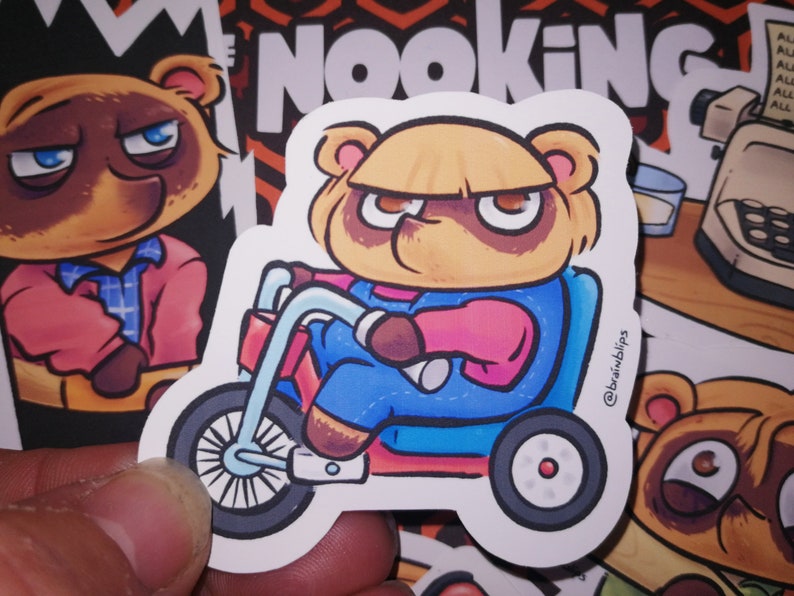 Animal Crossing X the Shining Stickers Tom Nook Sticker Pack - Etsy UK