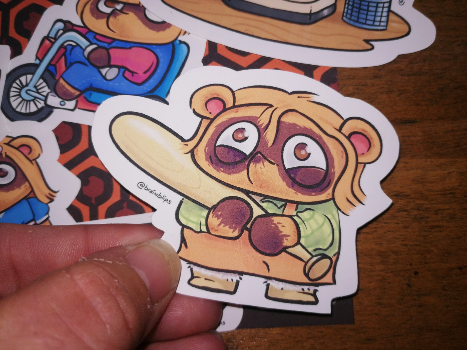 Animal Crossing X the Shining Stickers Tom Nook Sticker Pack - Etsy UK
