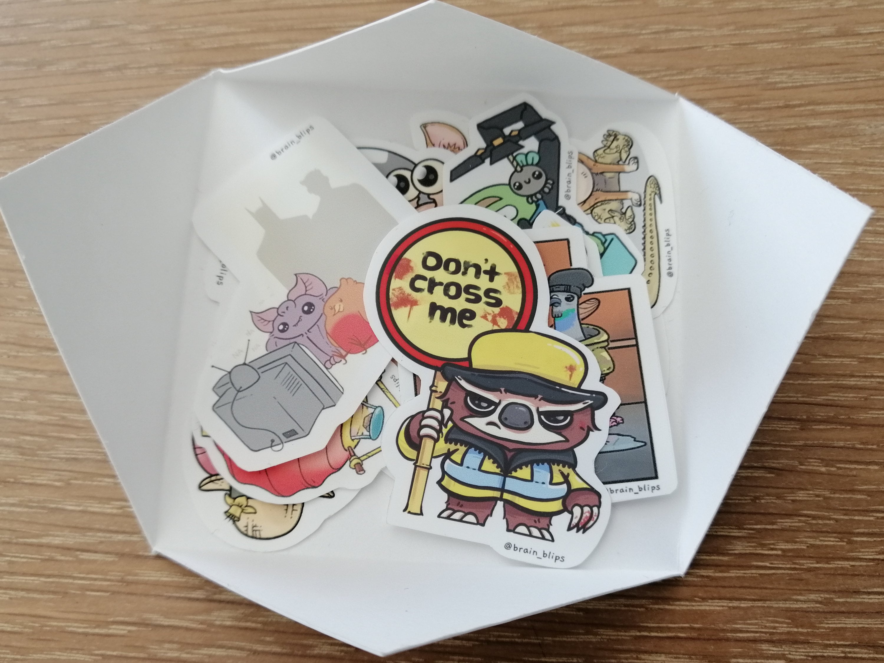 Lucky Dip Creature Stickers | Brainblips - Etsy