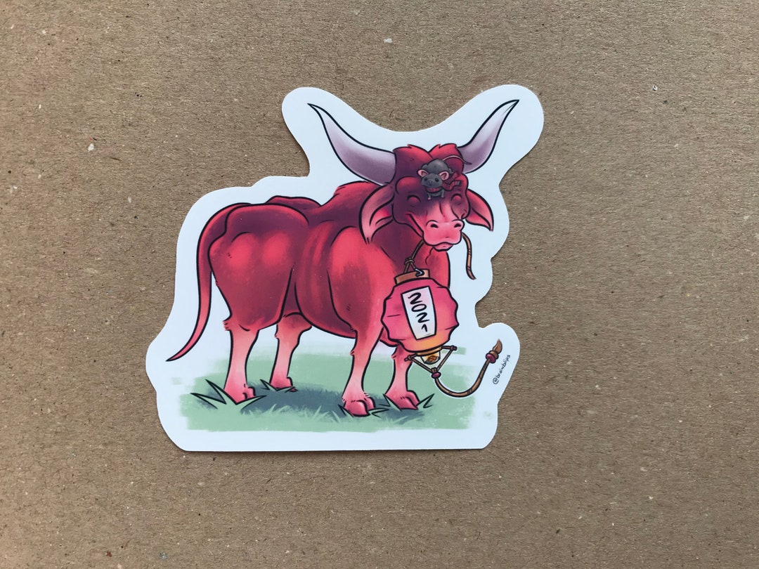 2021 Year of the Ox Sticker Chinese New Year Gift - Etsy