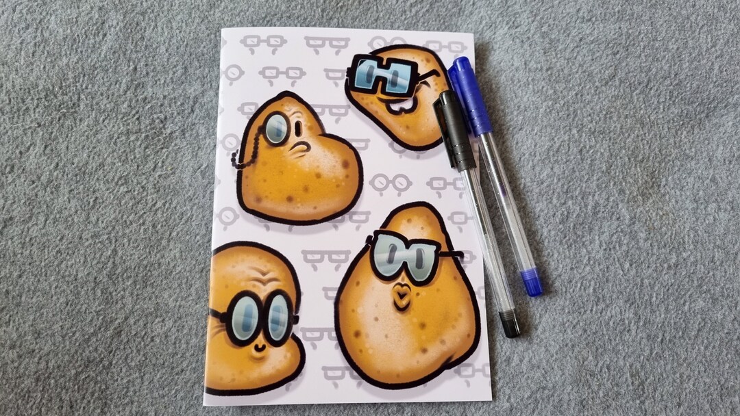 Potato People Notepad | Brainblips - Etsy