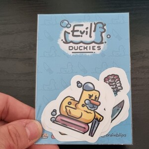 Evil Birbs Sticker Pack Rubber Duck Stickers Brainblips - Etsy UK