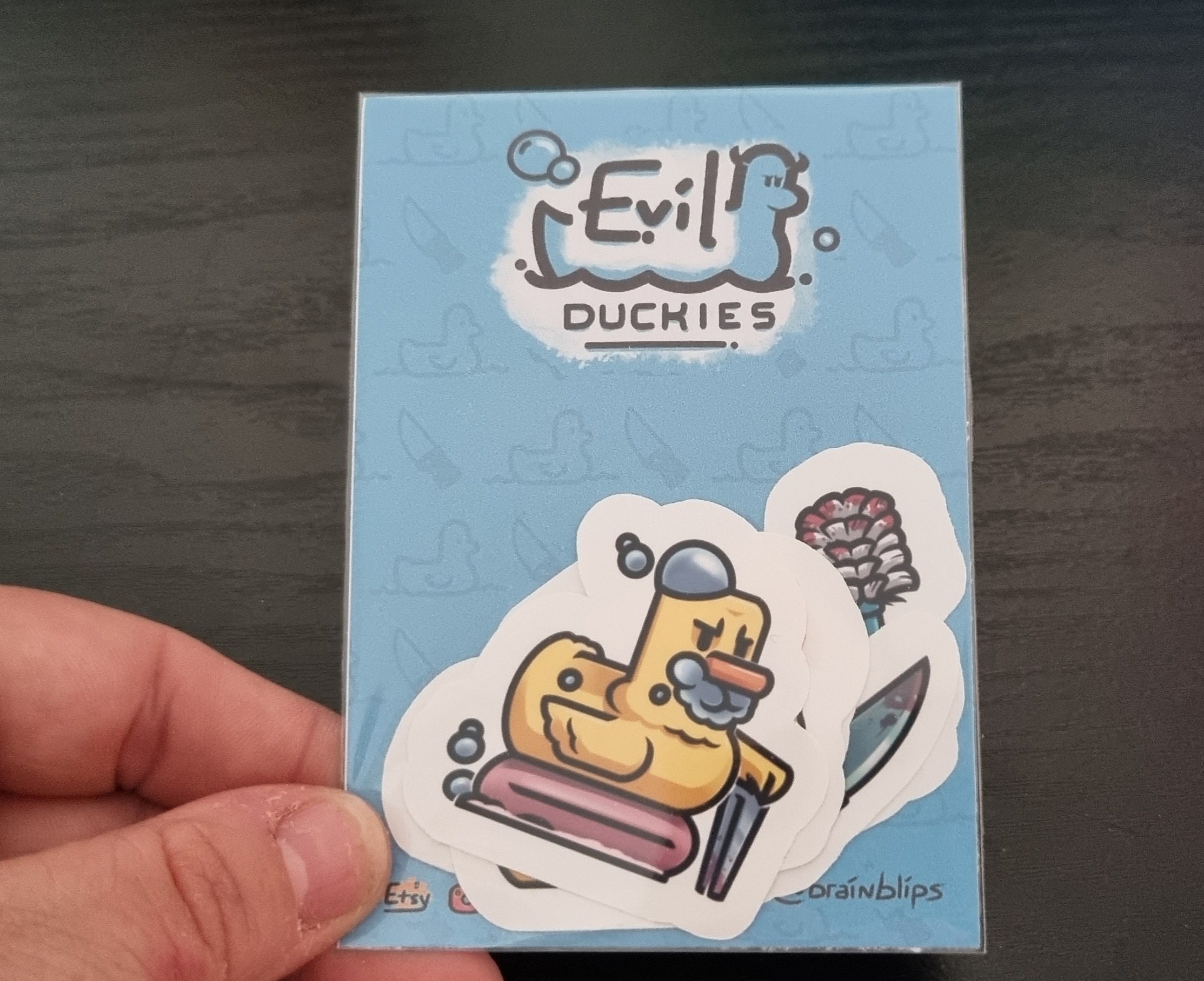 Evil Birbs Sticker Pack Rubber Duck Stickers Brainblips - Etsy UK
