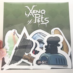 Xenomorph Sticker Pack | Alien Pet Stickers | Brainblips - Etsy UK