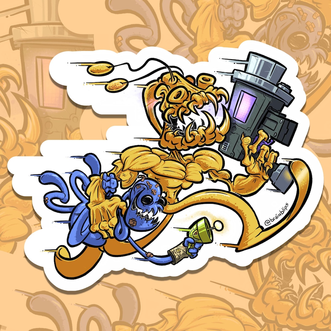 Alien Hominid Sticker | Brainblips - Etsy