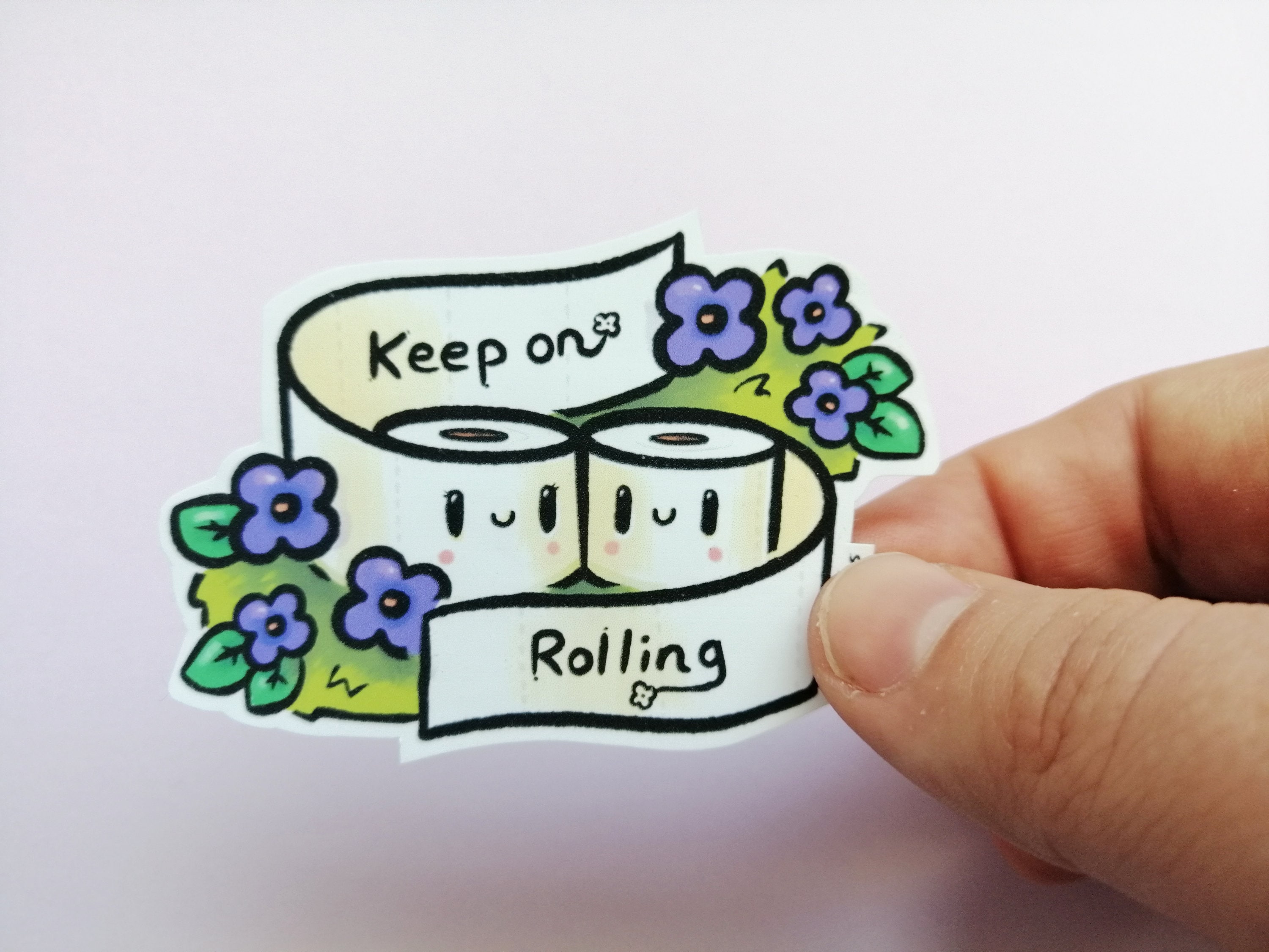 Lockdown Toilet Roll Sticker Isolation Gift Brainblips - Etsy