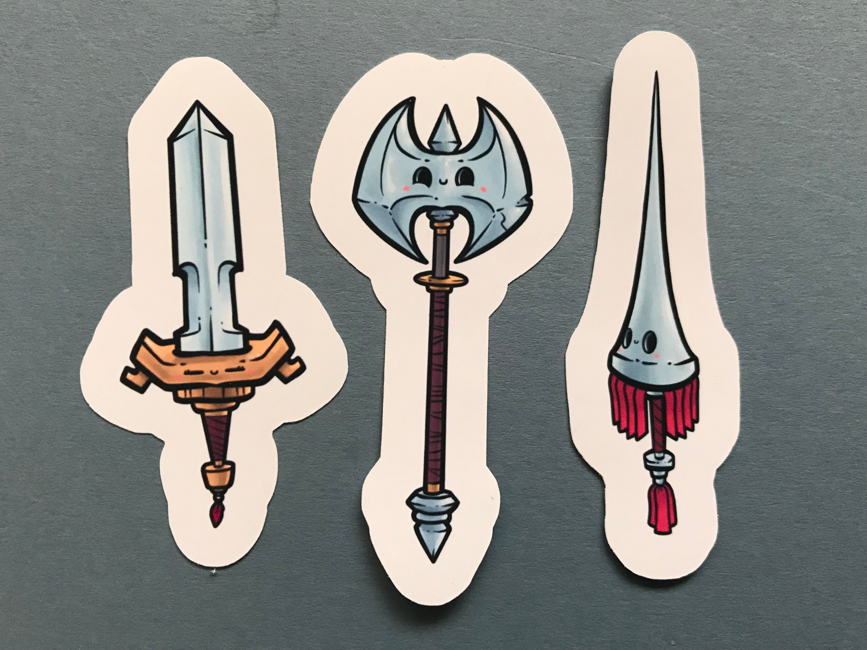 Kawaii Armory Stickers Encouragement Gift Brainblips | Etsy