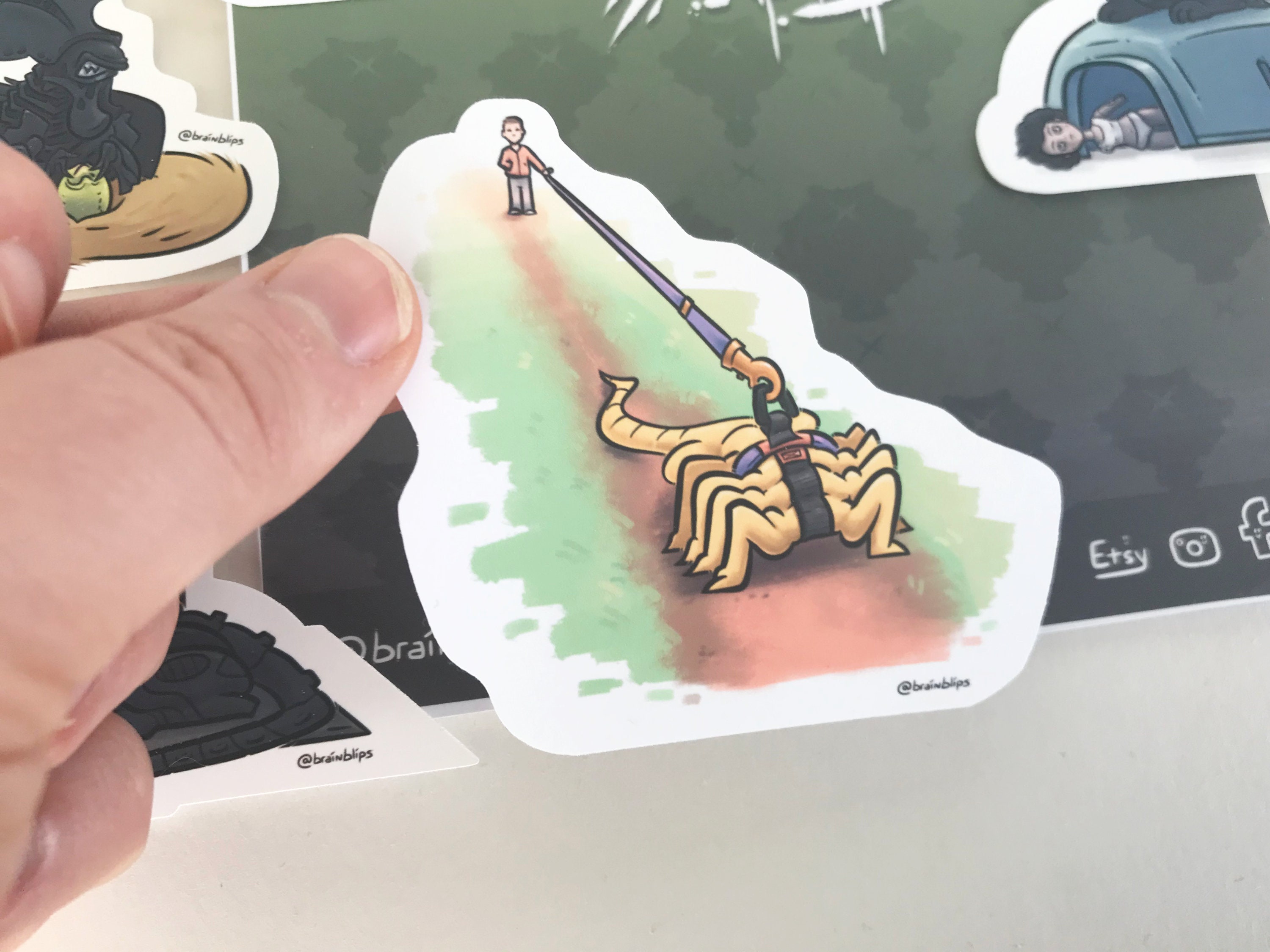 Xenomorph Sticker Pack | Alien Pet Stickers | Brainblips - Etsy UK
