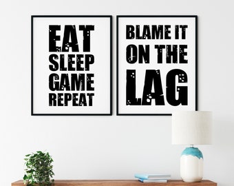 Gamer Gaming Set - Etsy