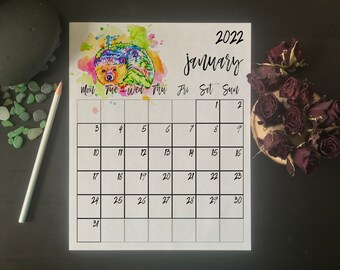 Mon Sun Calendar - Etsy