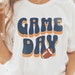 Game Day Football Shirt Blue and Orange Game Day Mom Shirt - Etsy