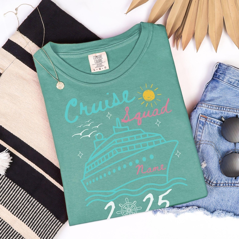 Cruise Squad T-shirt - Custom Name 2026, Vacation Souvenir, Group Trip ...