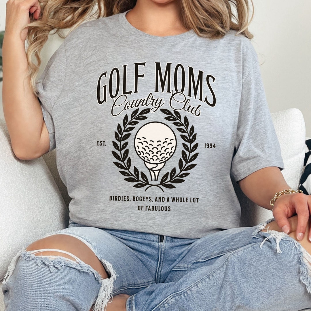 Golf Mom Country Club Social Shirt, Golfing Gift, Mom Life Golf Tee ...