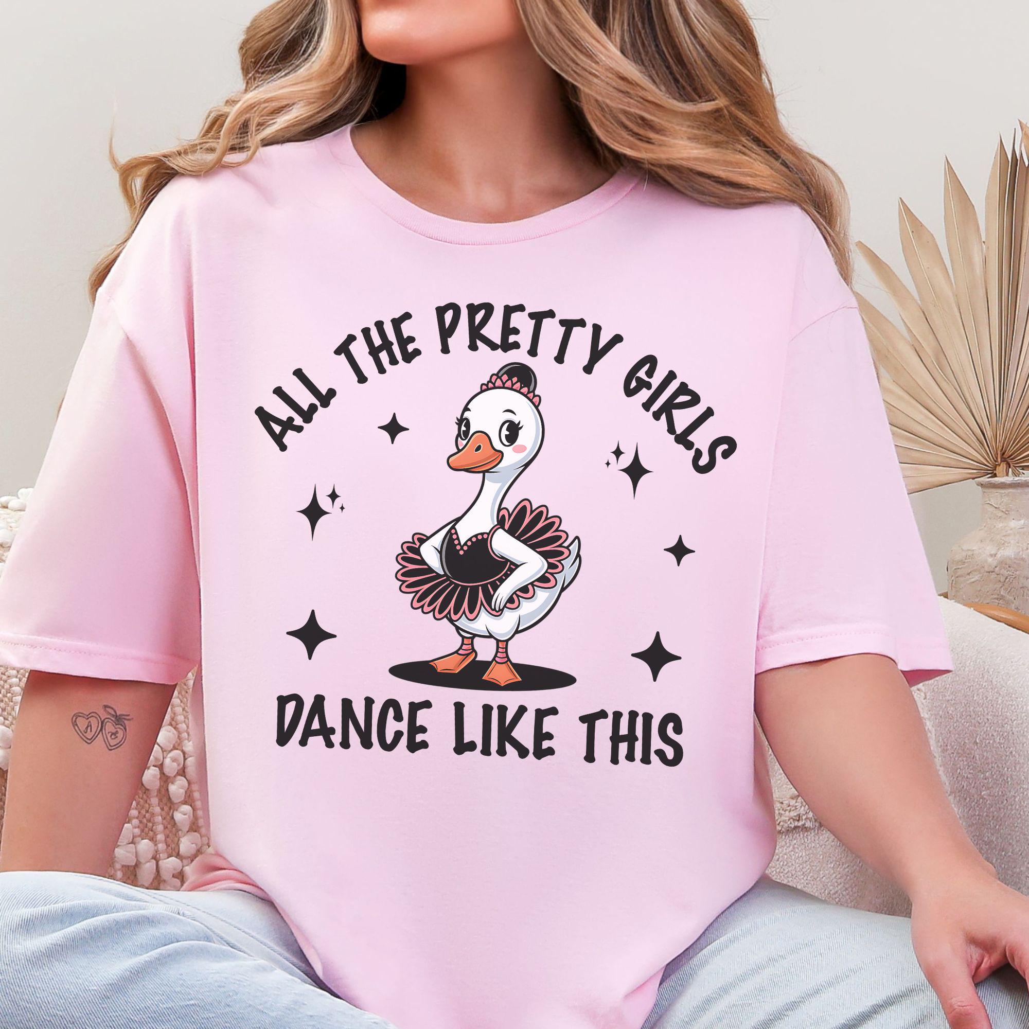 Funny Goose Dance Shirt, Ballet Goose Comfort Colors Humorous Dance Tee ...