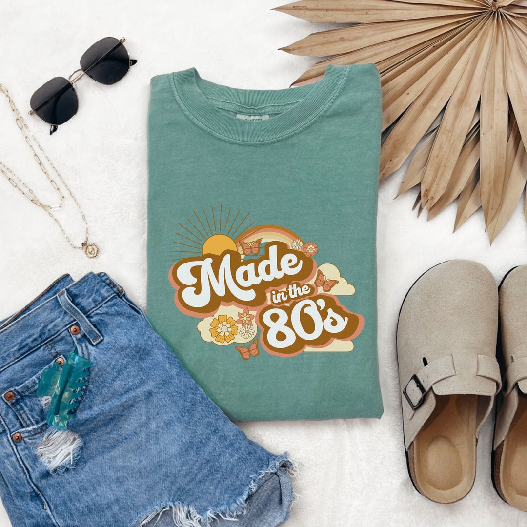 Made in the 80's Comfort Colors Shirt, Funny 1980's Gift, Genx ...