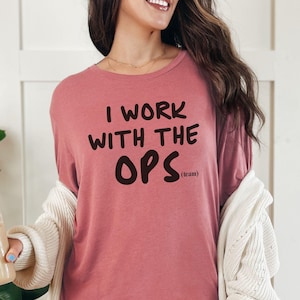 Funny Ops Team Line Art Shirt, Operations Team Tee, Office Squad ...
