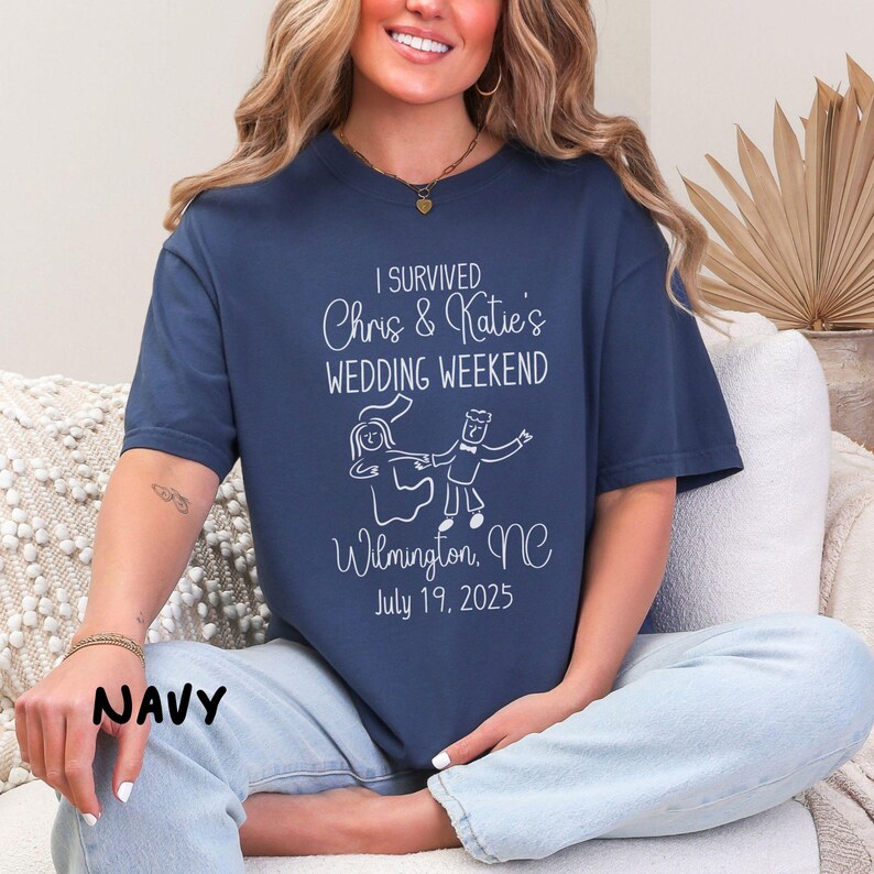Personalized I Survived Wedding Weekend, Custom Wedding Cocktail T ...