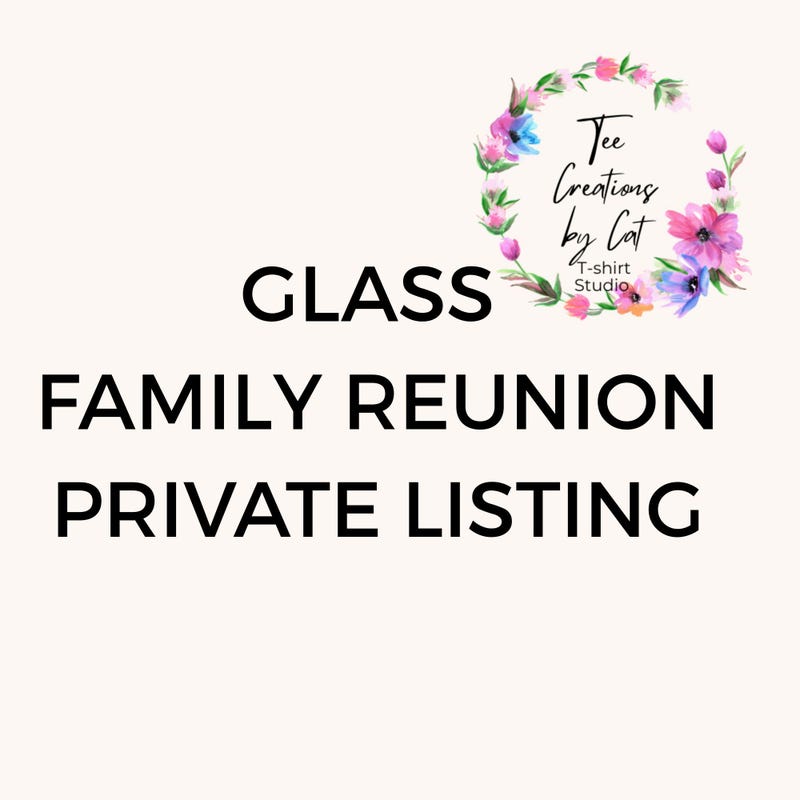 Custom Family Reunion Tees - Etsy