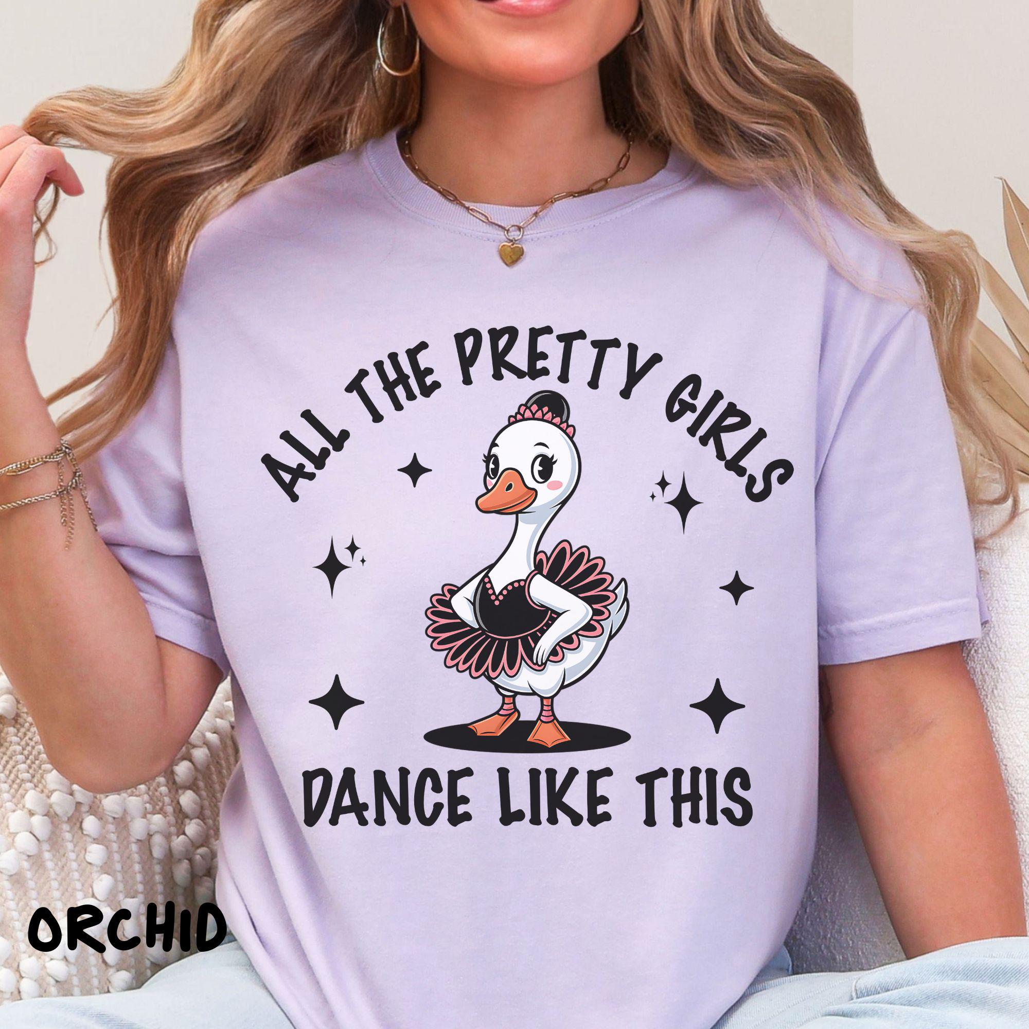 Funny Goose Dance Shirt, Ballet Goose Comfort Colors Humorous Dance Tee ...