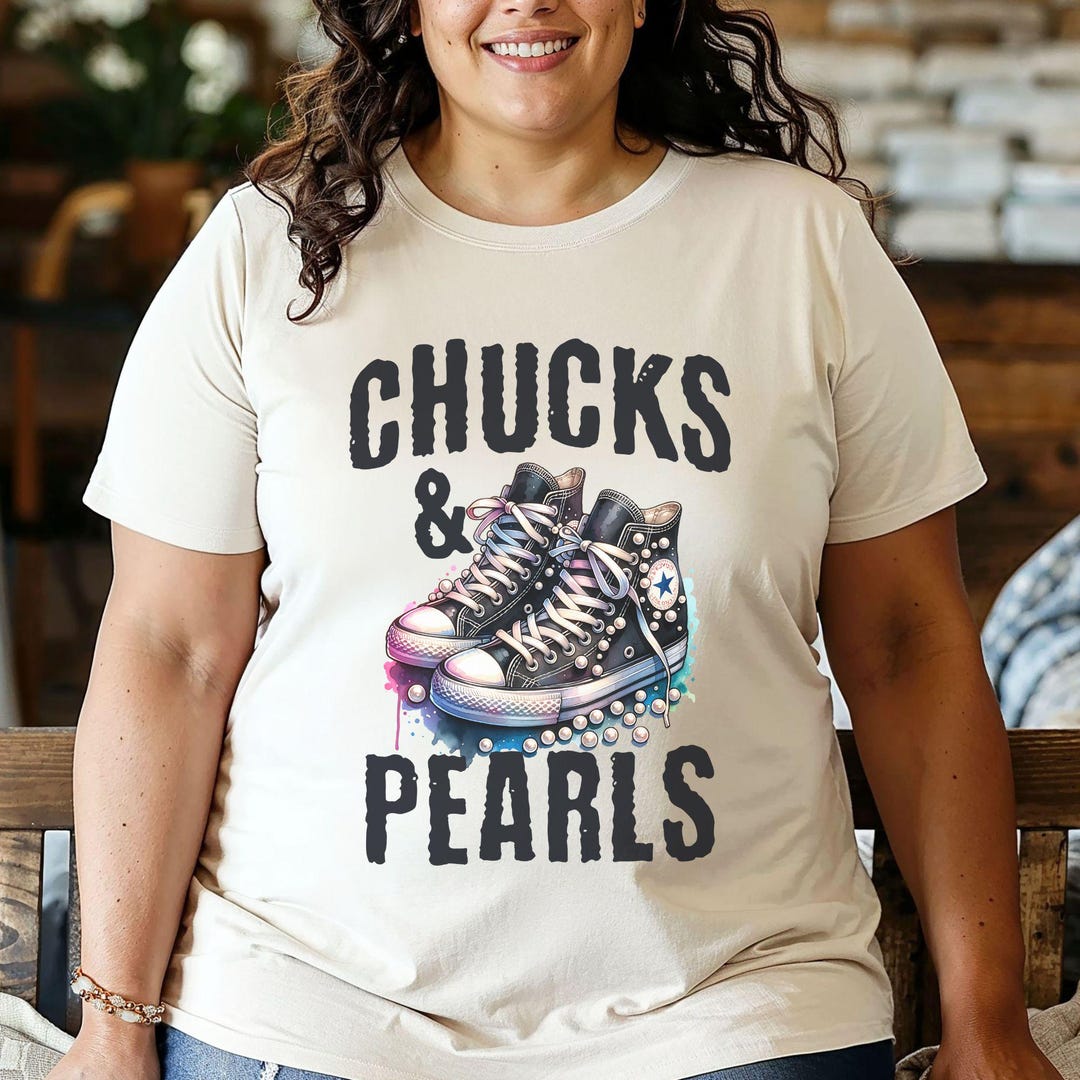 Chucks and Pearls Black and White Shirt, Stroll to the Polls, Feminism Shirt, Election 2024 ...