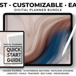 Easy to Use DIGITAL PLANNER BUNDLE for Goodnotes, Notability, Noteshelf ...