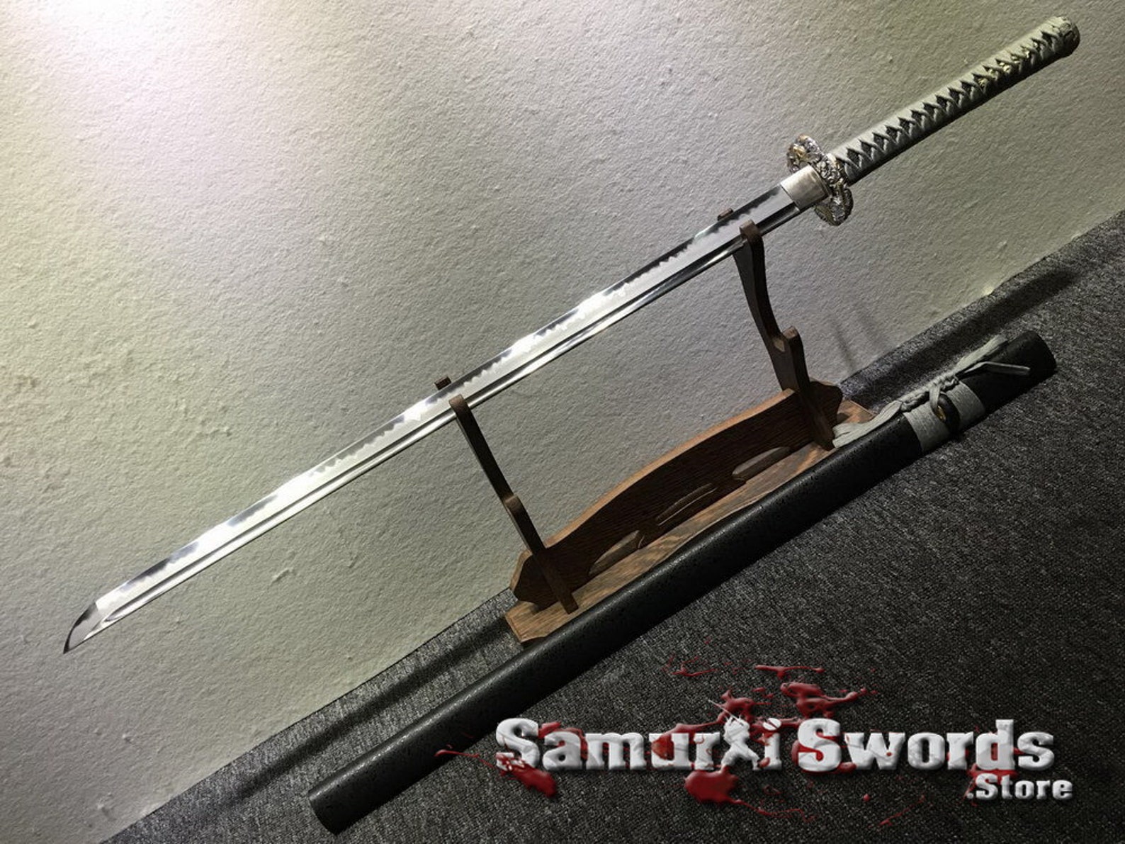 Full Tang Real Ninjato Sword, Custom Ninjato Blade With Hadori Polish ...