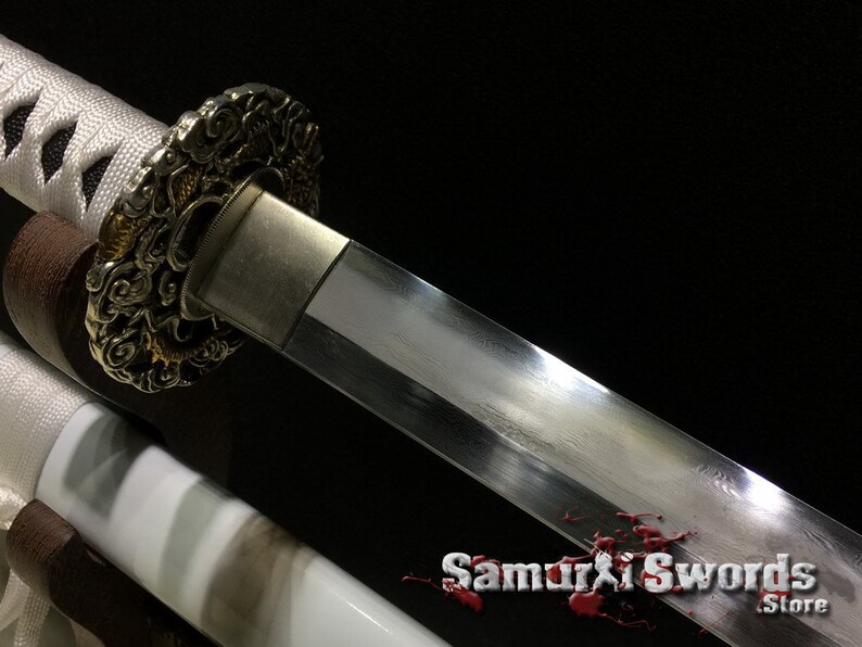 Real Ninjato for Sale With Smokey Saya T10 Folded Steel - Etsy