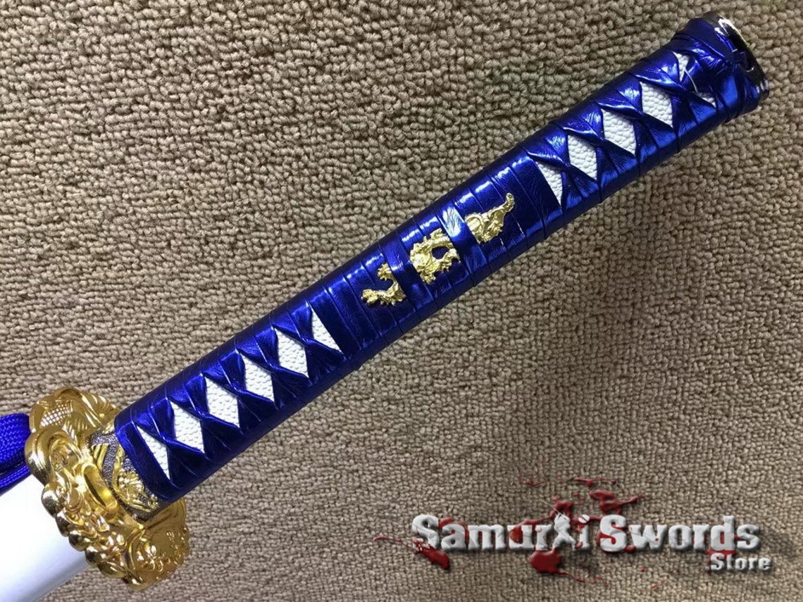 Ninja Sword for Sale Gold Inscription Saya Real Ninjato Blade - Etsy