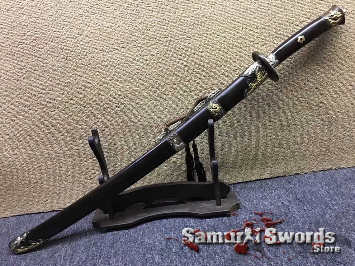 Buy Chinese Dao Sword With Rosewood Scabbard Full Tang Hand - Etsy