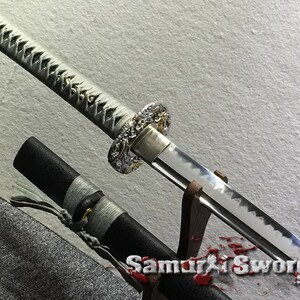 Full Tang Real Ninjato Sword, Custom Ninjato Blade With Hadori Polish ...