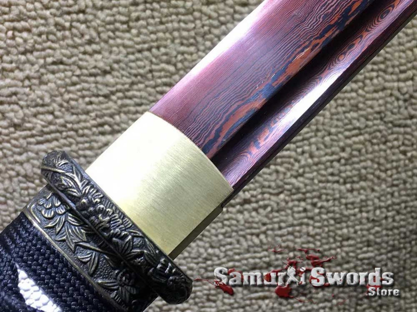 Custom Ninja Sword for Sale With Brass Fittings Real Ninjato - Etsy