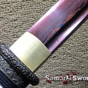 Custom Ninja Sword for Sale With Brass Fittings, Real Ninjato Sword ...