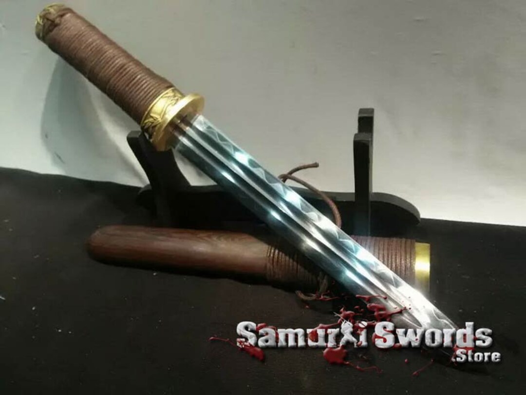 Hand Made Tanto Knife for Sale, Custom Tanto for Sale With Rosewood ...