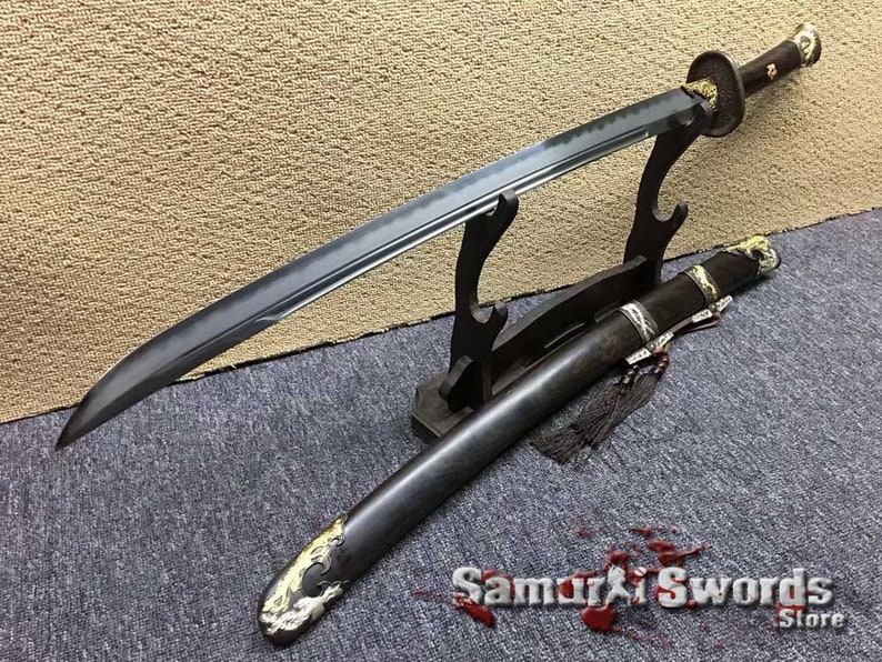 Buy Chinese Dao Sword With Rosewood Scabbard Full Tang Hand - Etsy