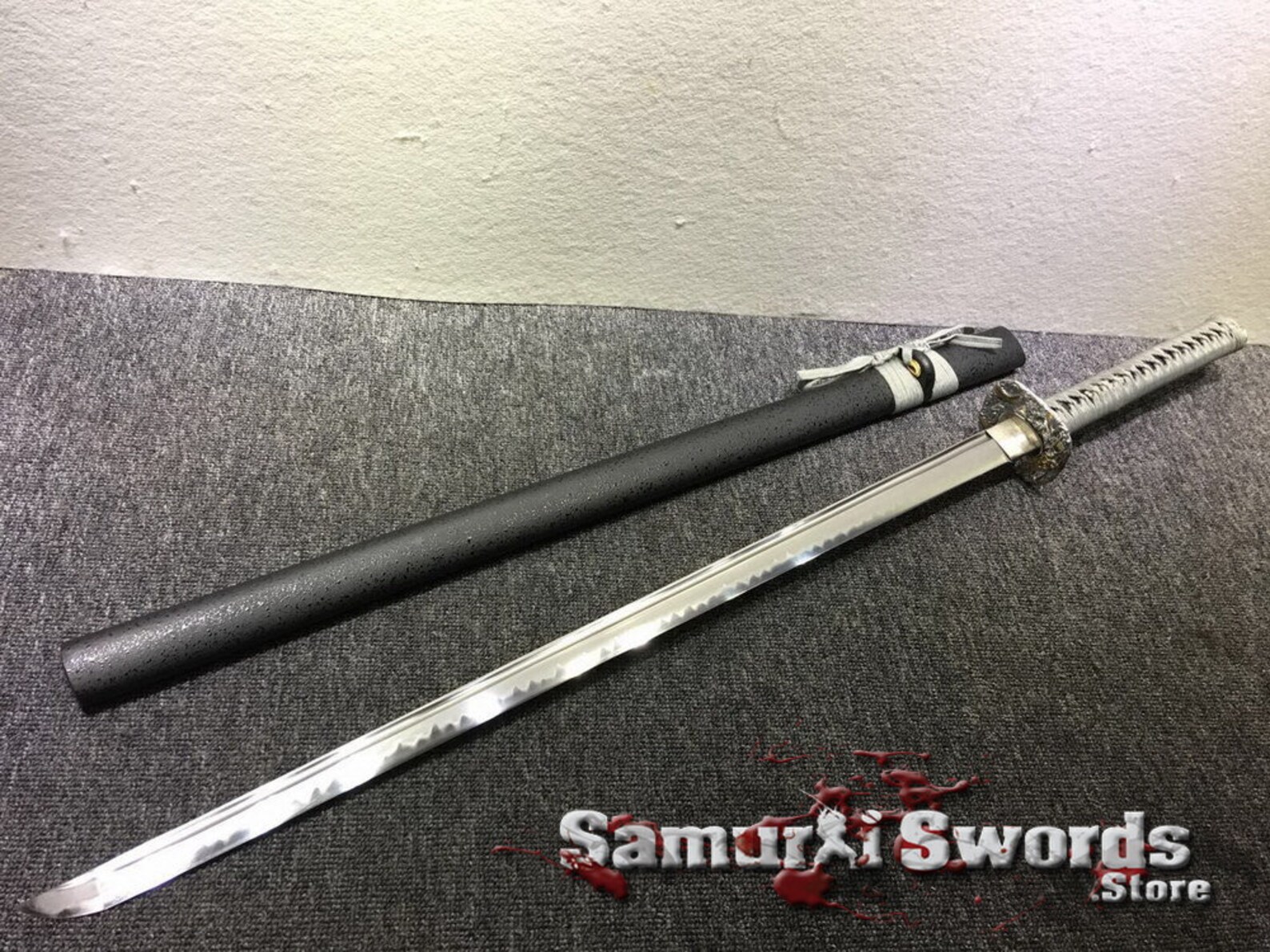 Full Tang Real Ninjato Sword, Custom Ninjato Blade With Hadori Polish ...
